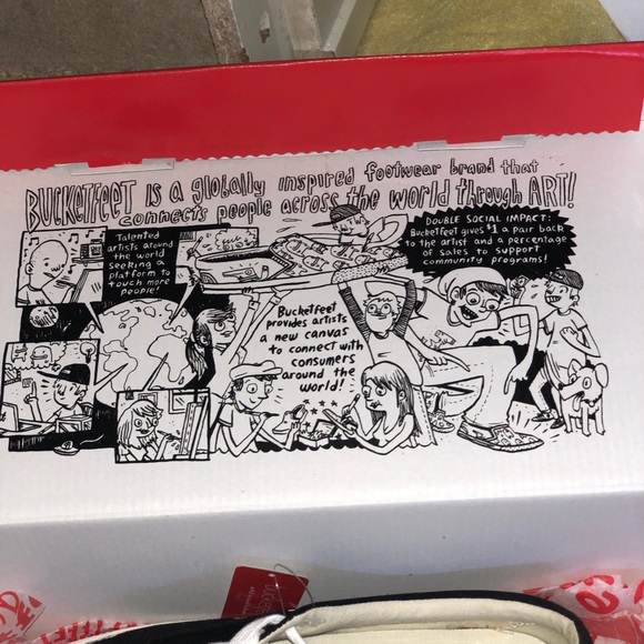 Bucket Feet | Shoes | Bucket Feet Original Artist Slip On Shoes | Poshmark